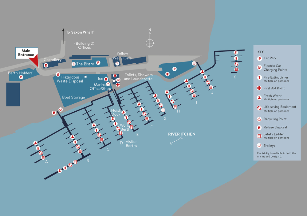Car Parking At Shamrock Quay | Solent Boat Training