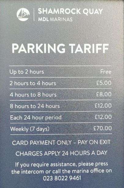 Car Parking - Solent Boat Training